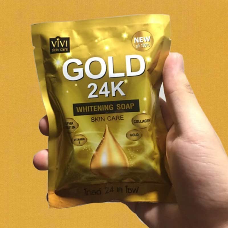 Vivi Skin Care 24K Gold Whitening Soap Vivi Skin Care 24K Gold Whitening Soap