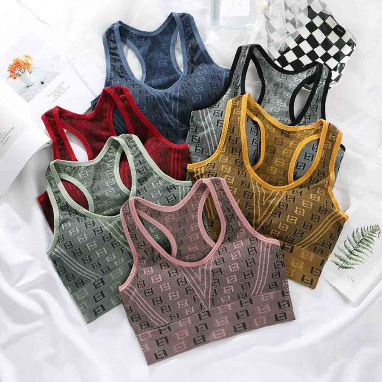 Box Stripe Sports Bra | Ruperhat.com
