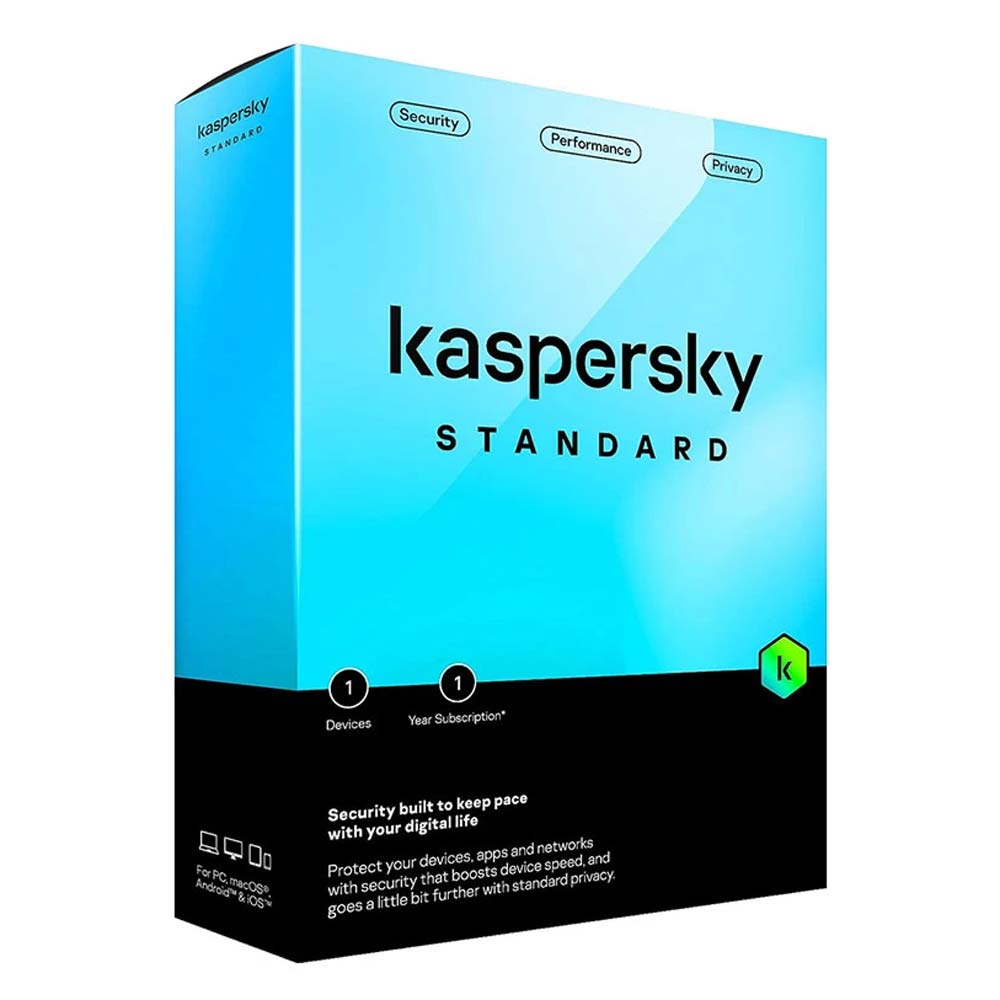 Kaspersky Standard 1-User 1 year | Ruperhat.com