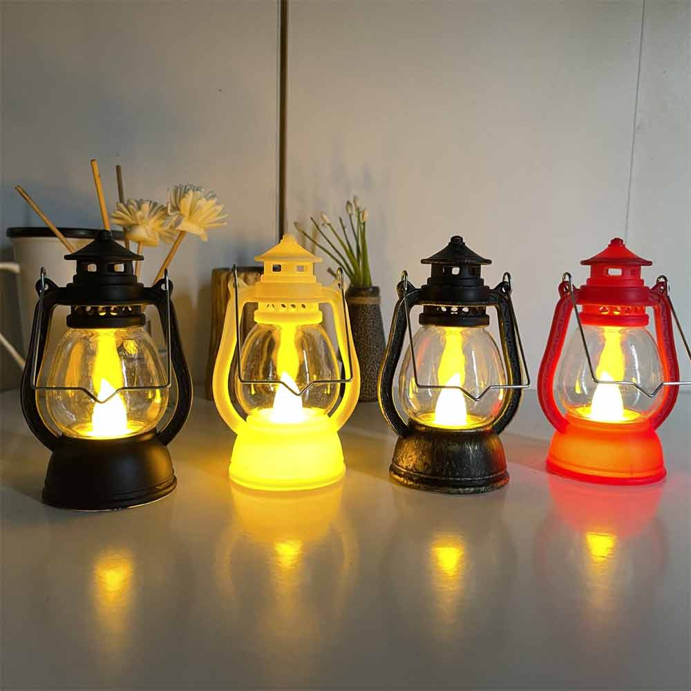 Vintage Style Storm Lamp, Decorative Oil Lamp With Antique Handle ...