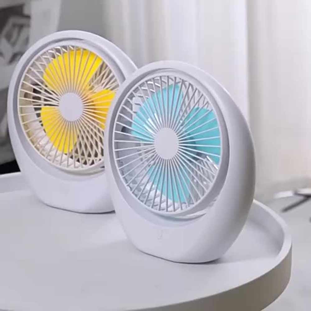 6 Inch Mini USB Rechargeable Fan Portable Silent | Ruperhat.com