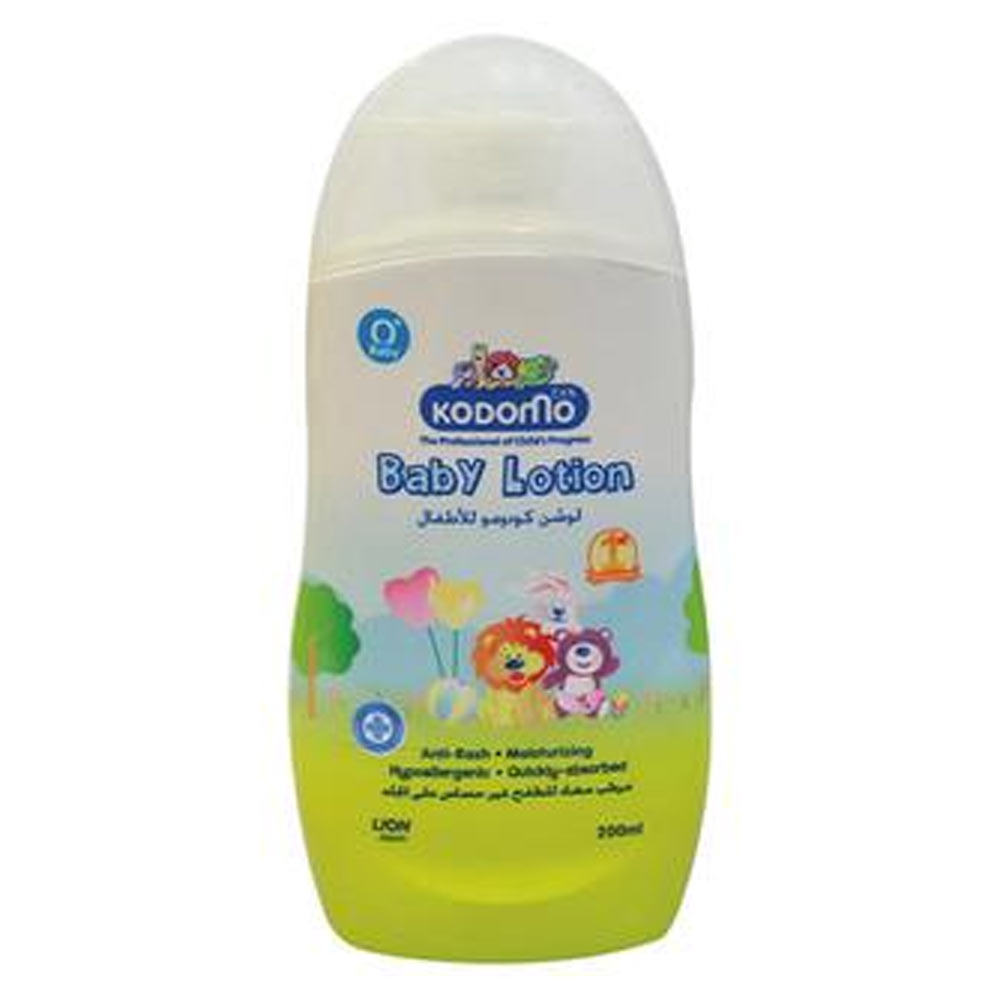 Kodomo Anti-Rash Moisturizing Baby Lotion Age 0+ - 200ml