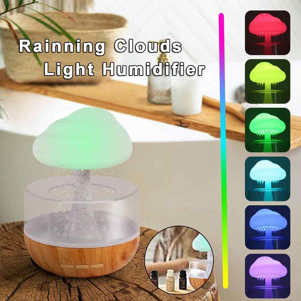 Rain Cloud Humidifier LED Lights | Ruperhat.com