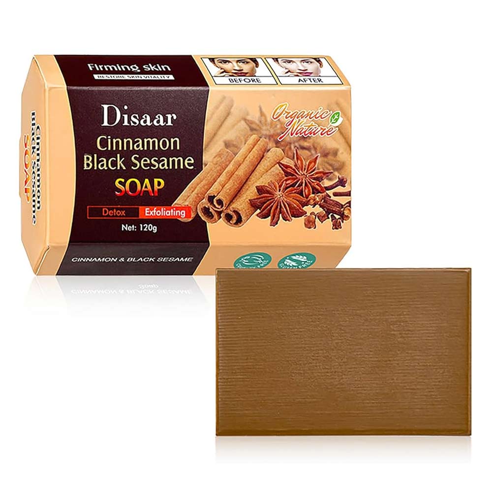 Disaar Cinnamon Black Sesame Soap - 120g | Ruperhat.com