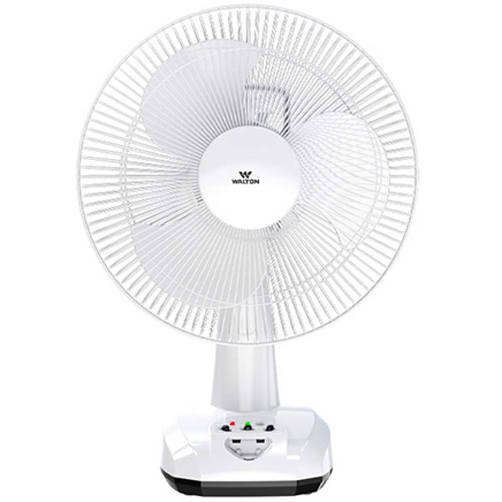 Walton Rechargeable Table Fan 12" WRTF12B | Ruperhat.com