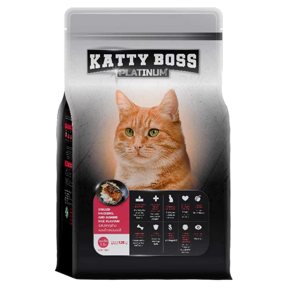 Katty Boss Platinum Grilled Mackerel & Jasmine Rice Flavour -400gm | Ruperhat.com
