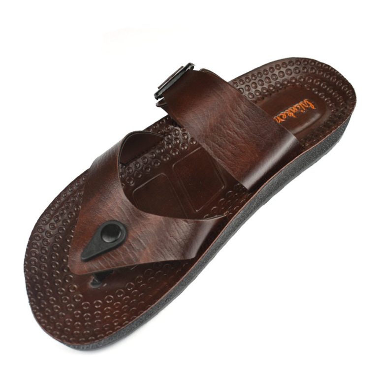 Update Design Chocolate Color Sandal for Men | Ruperhat.com