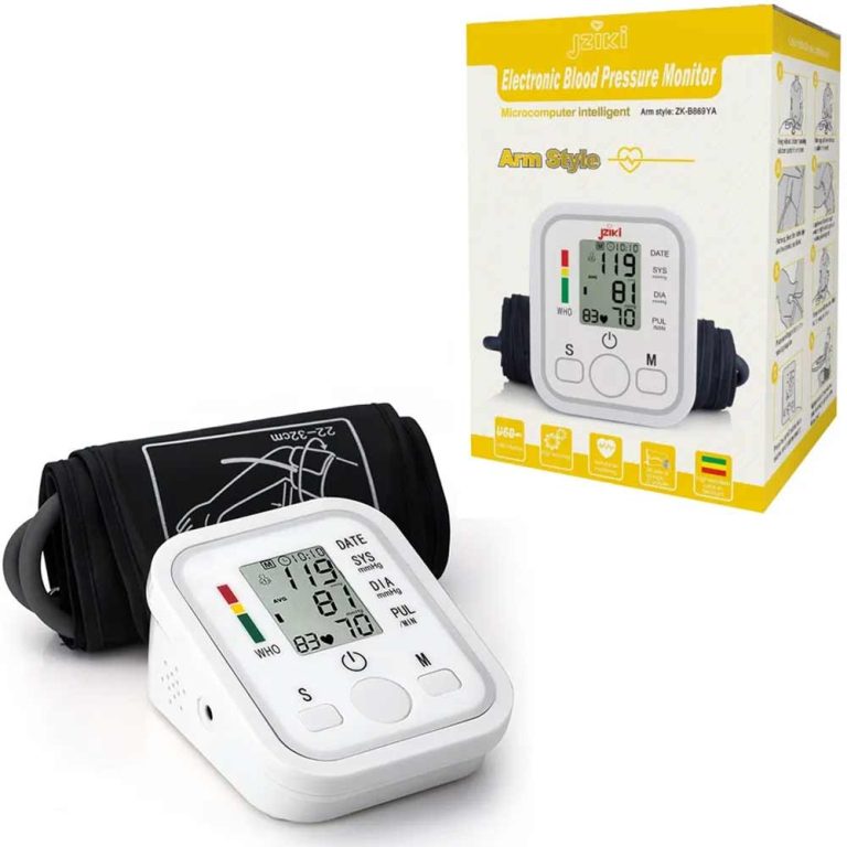 Digital Arm Blood Pressure Monitor Electronic 2.0-inch LCD Display ...