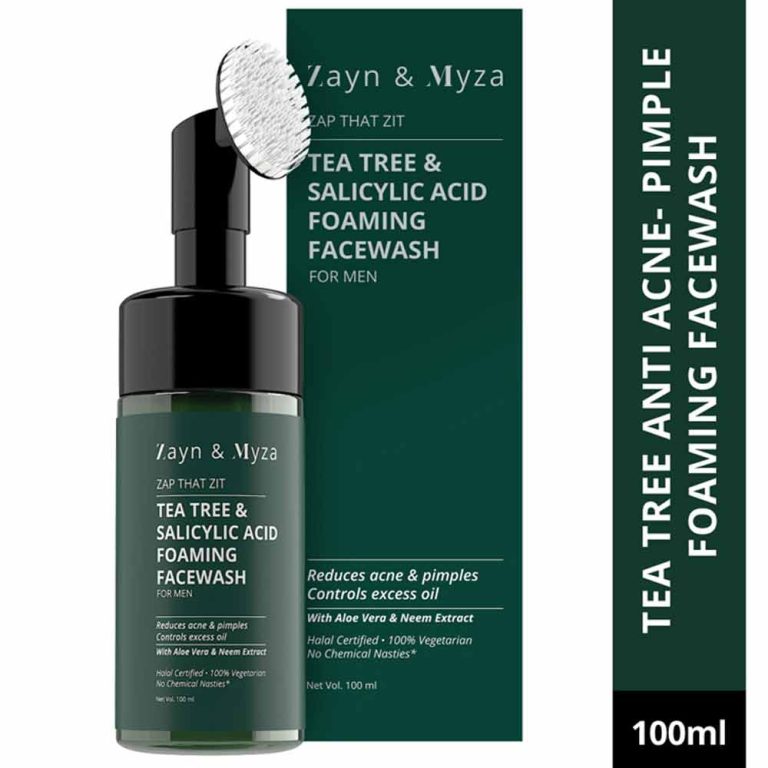 Zayn & Myza Tea Tree & Salicylic Acid Foaming Face Wash | Ruperhat.com